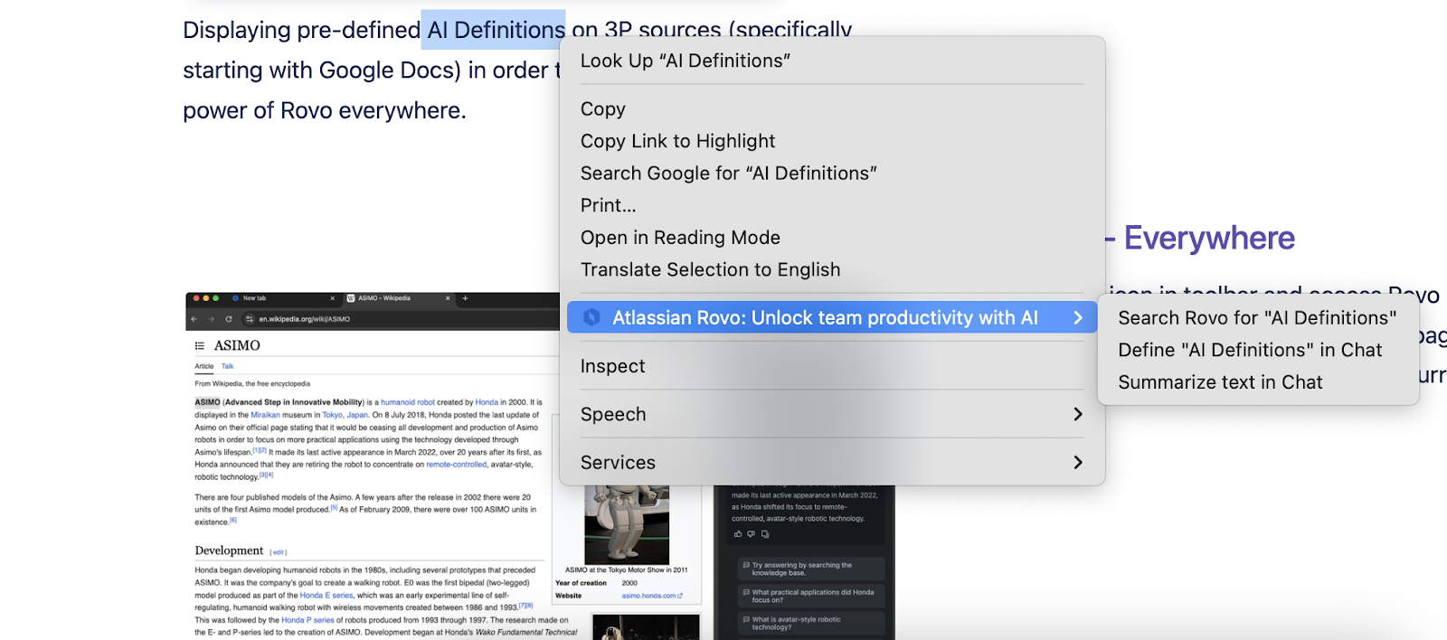 Rovo’s (Chrome) Browser Extension Rovo’s (Chrome) Browser Extension