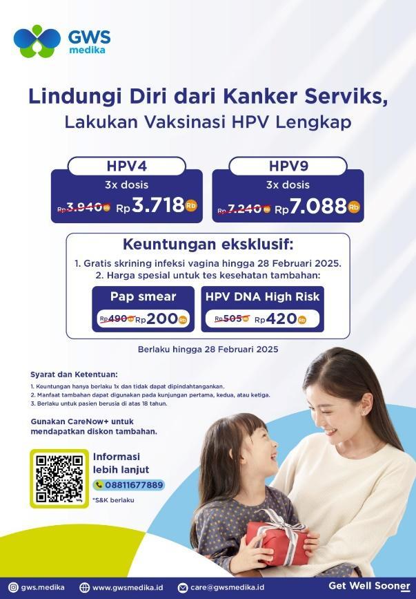 Cegah Kanker Serviks dengan Vaksinasi HPV! Dapatkan Gratis Skrining ... Cegah Kanker Serviks dengan Vaksinasi HPV! Dapatkan Gratis Skrining ...