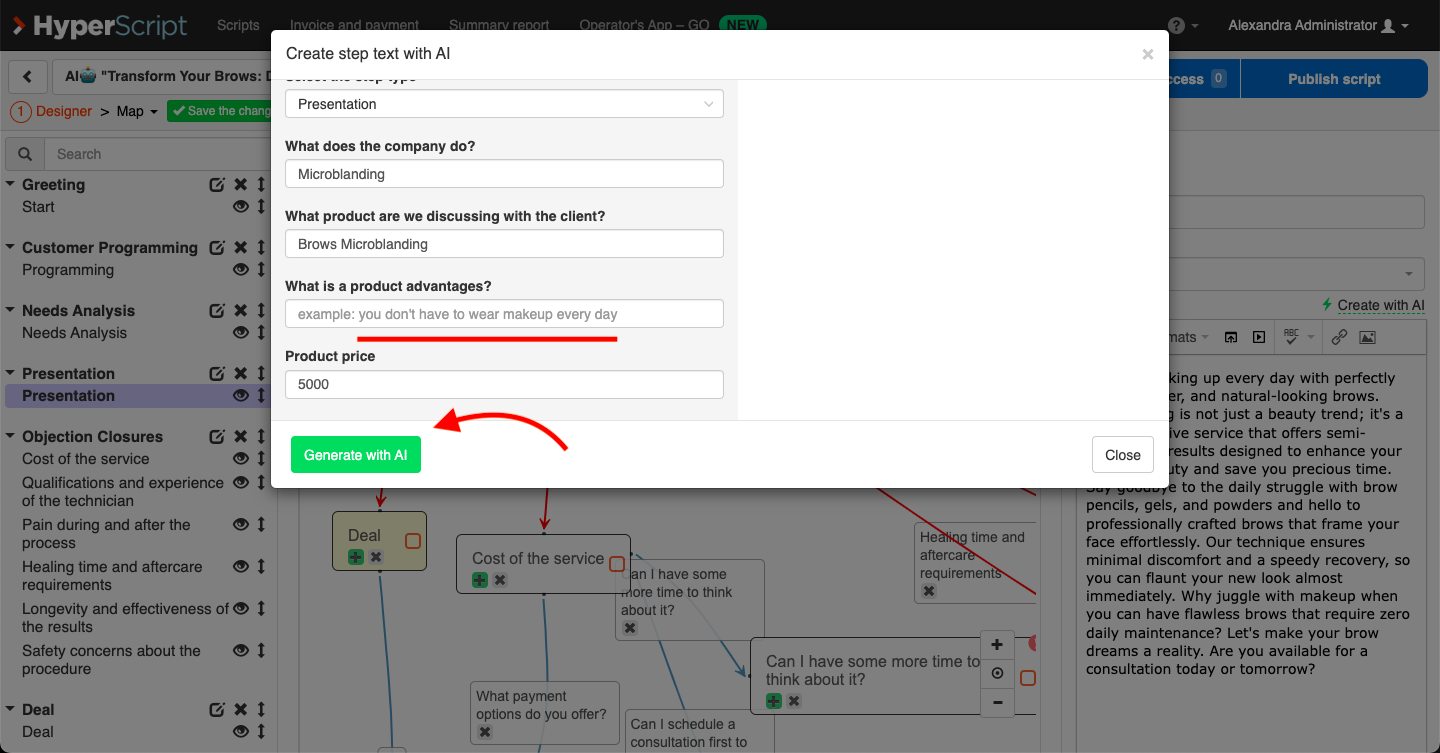 AI Sales Script Generator - HyperScript AI Sales Script Generator - HyperScript