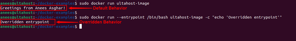 How to Override ENTRYPOINT Using docker run | Ultahost Knowledge Base How to Override ENTRYPOINT Using docker run | Ultahost Knowledge Base