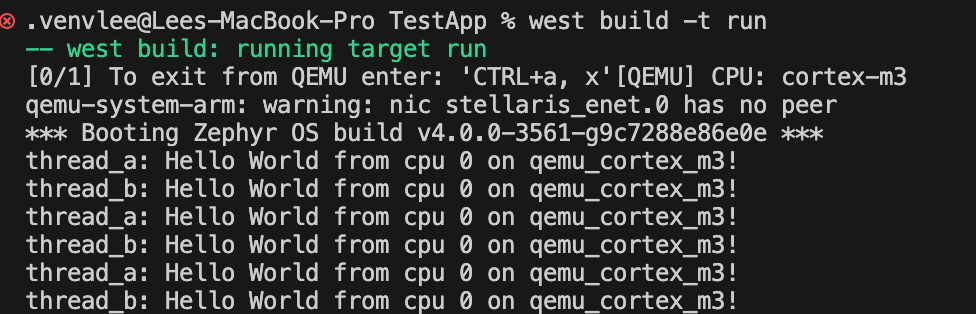 Using The Qemu Emulator With Zephyr Builds And Vscode Dojo Five