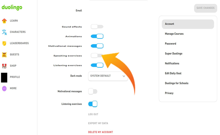 How to Enable Speaking Exercises In Duolingo (2025) » Lingoly.io How to Enable Speaking Exercises In Duolingo (2025) » Lingoly.io