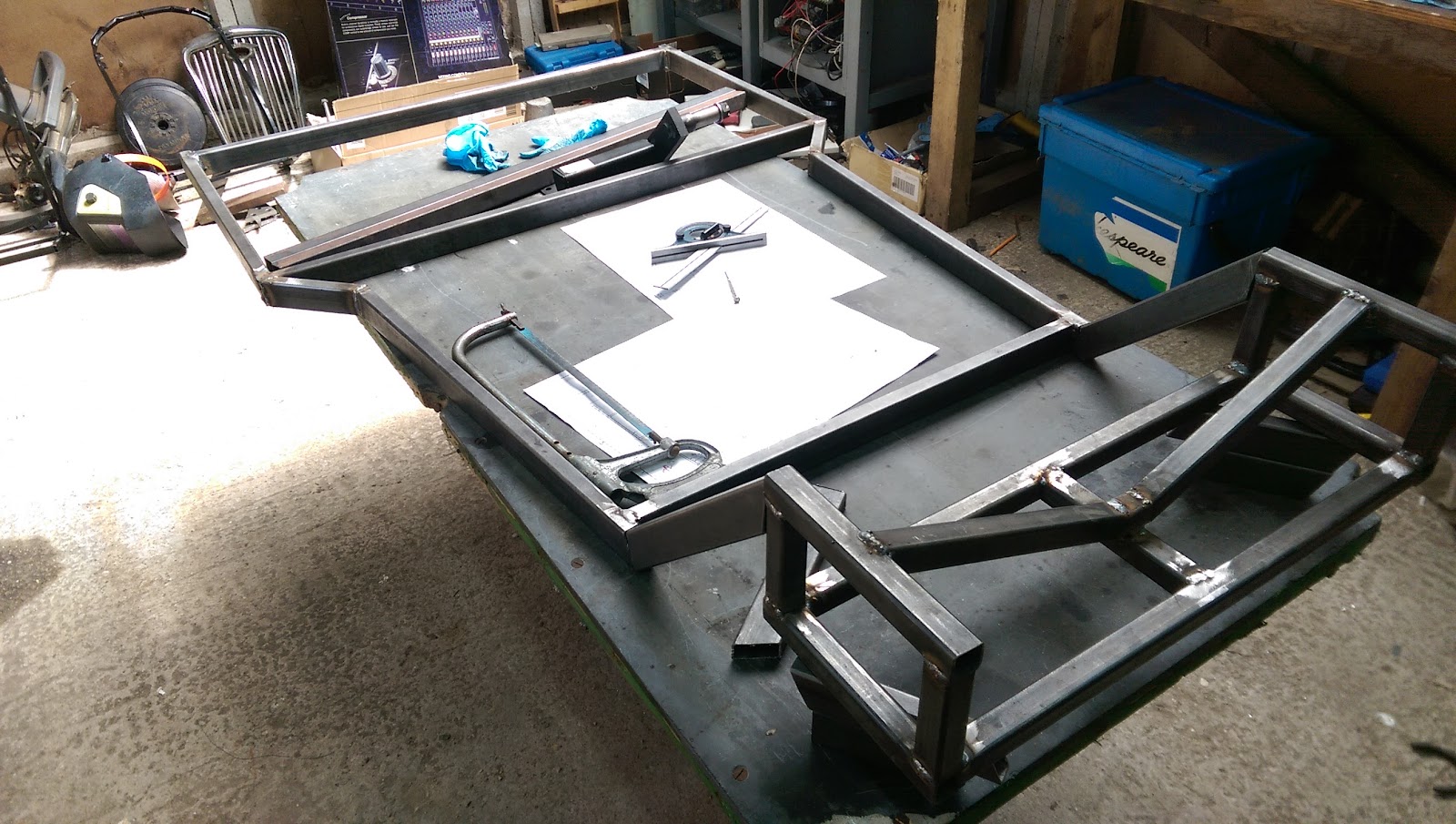 Soap box frame store