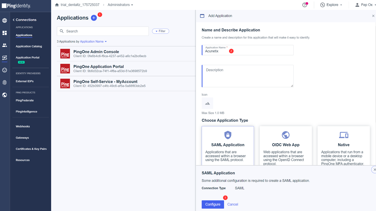 Configuring Ping Identity Single Sign-On Integration with SAML | Acunetix Configuring Ping Identity Single Sign-On Integration with SAML | Acunetix