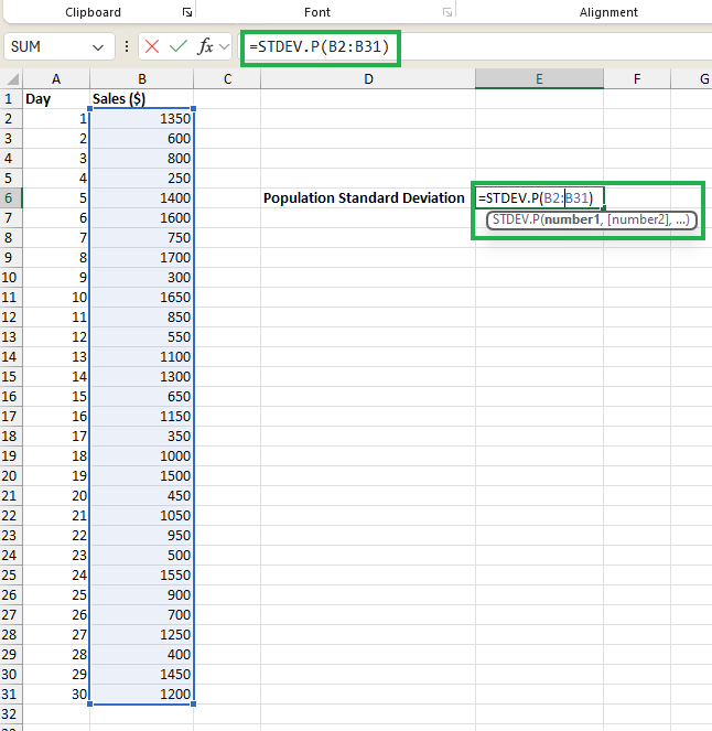 How to Calculate Standard Deviation in Excel | DataCamp How to Calculate Standard Deviation in Excel | DataCamp