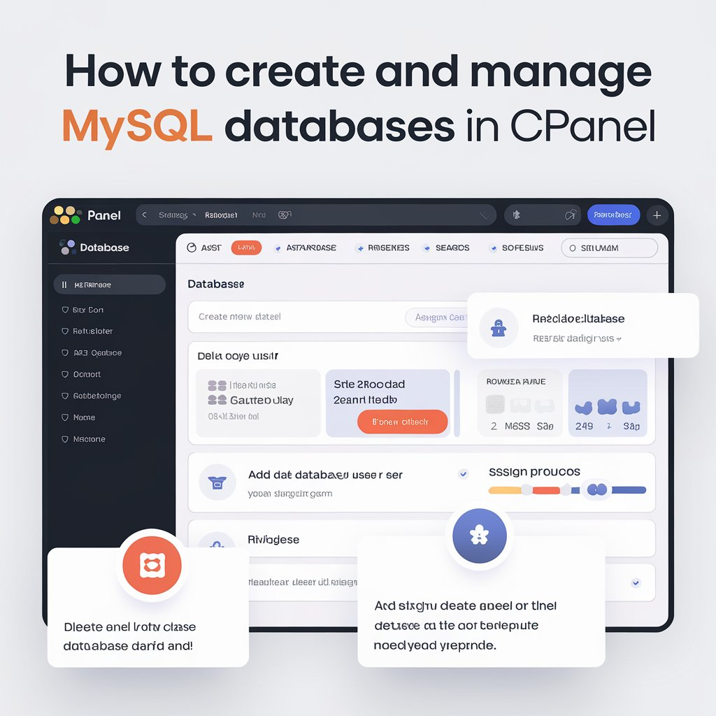 How to Create and Manage MySQL Databases in cPanel How to Create and Manage MySQL Databases in cPanel