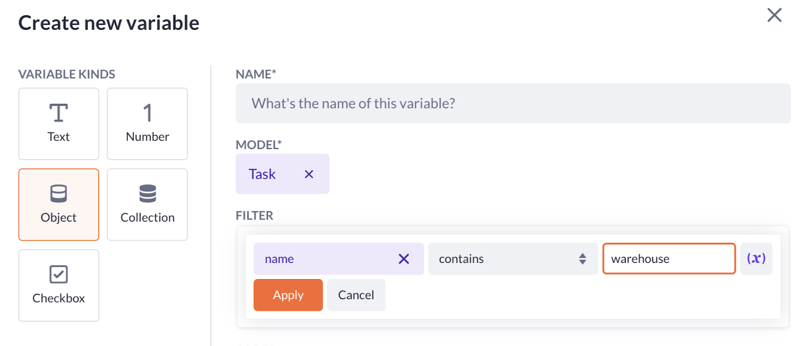 Filtering logic reference Filtering logic reference