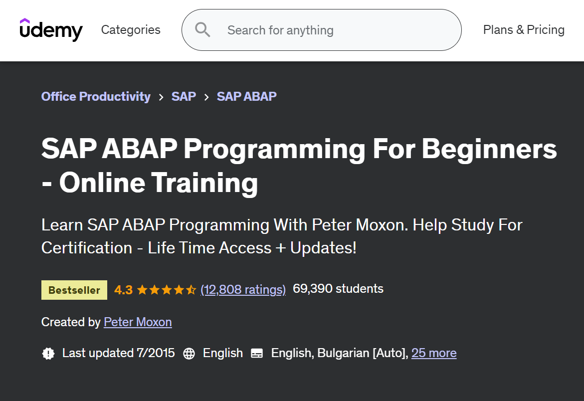 Best SAP ABAP Certification for 2025 Best SAP ABAP Certification for 2025