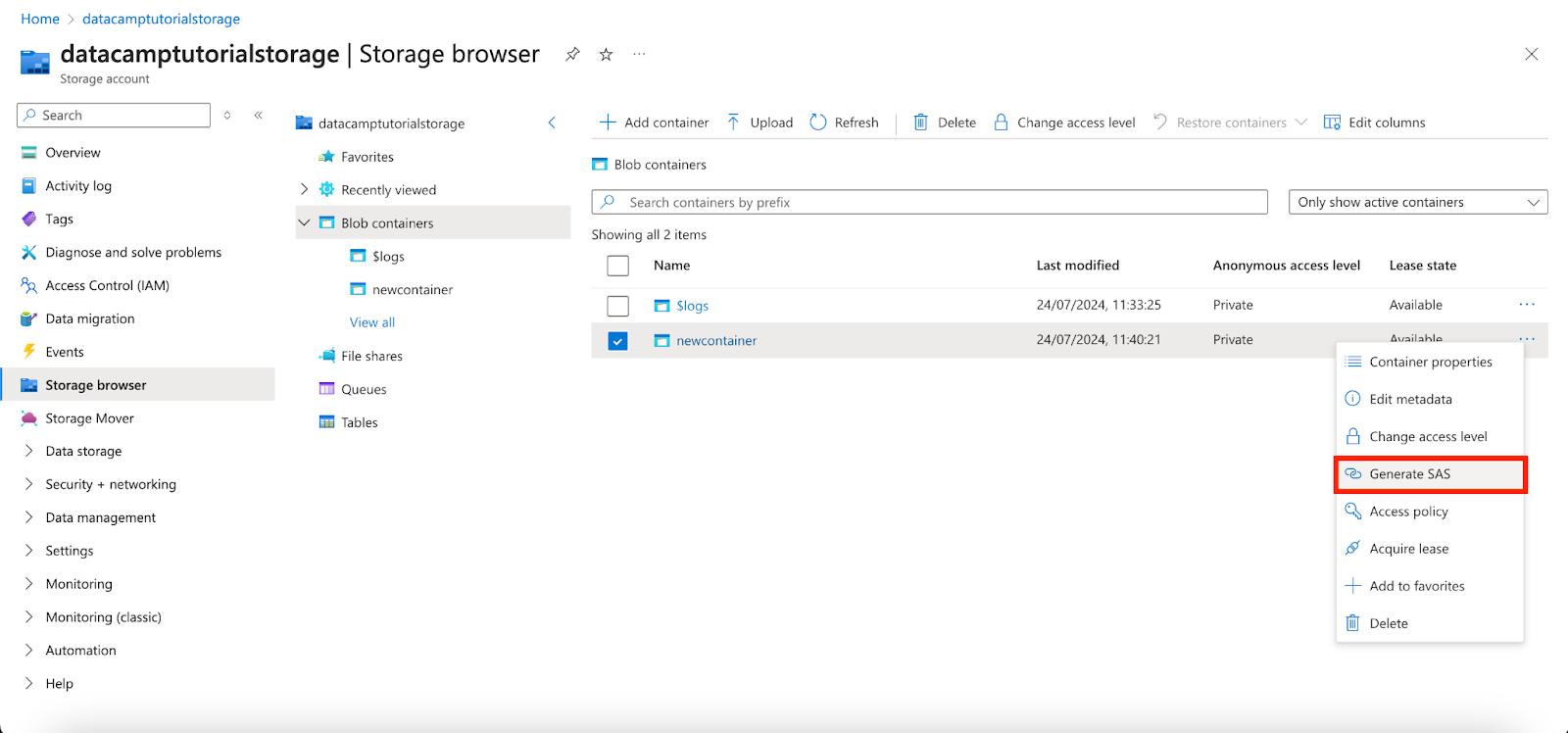 The Complete Guide to File Storage on Azure with Blob & Files | DataCamp The Complete Guide to File Storage on Azure with Blob & Files | DataCamp